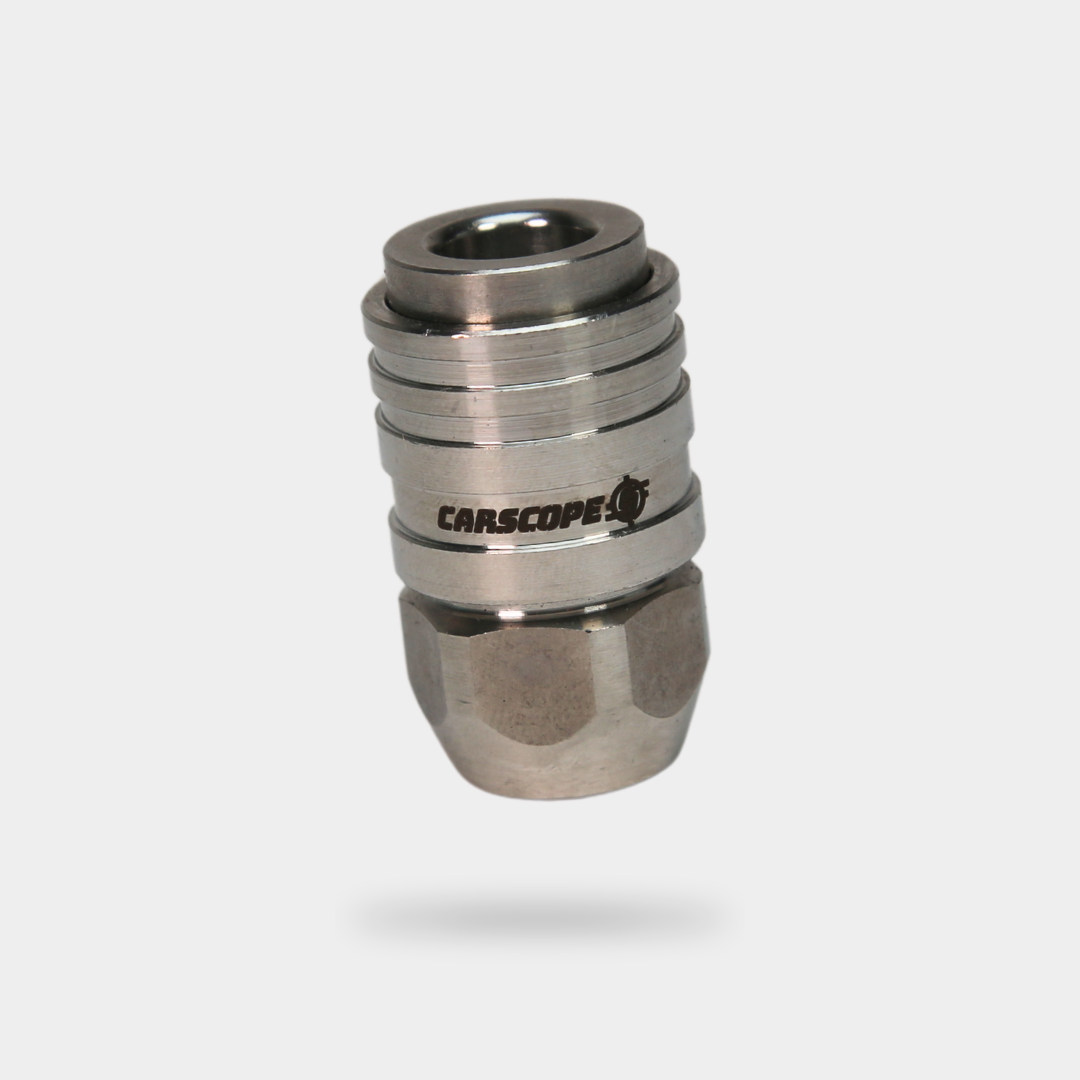 Push-lock 1/4" 304 Stainless Steel Coupler Female – Carscope
